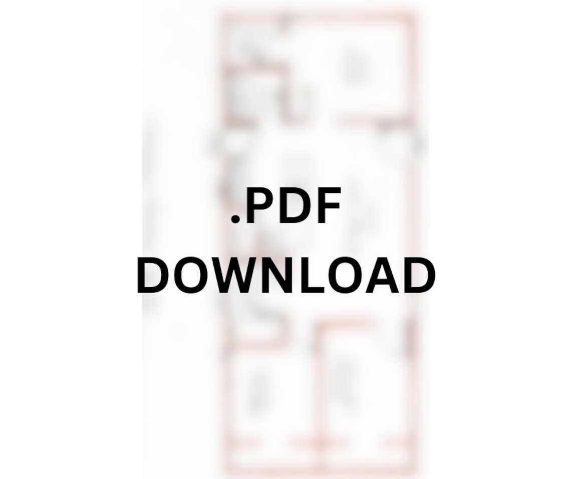 2 Bedroom 1 Bathroom With Side Entrance 16x40 Tiny House FLOORPLAN or 2B1B or 3B1B or 4B1B - Etsy