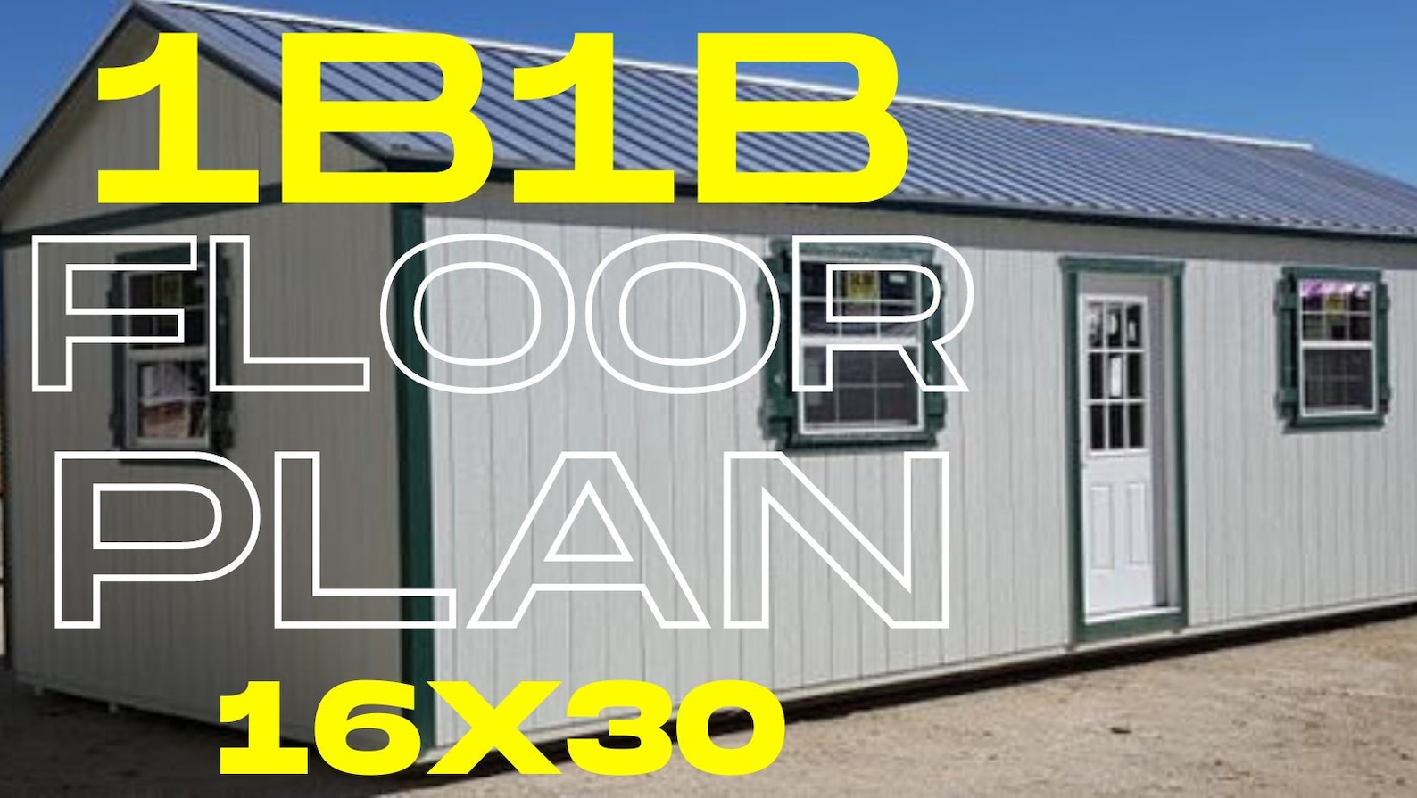 16x30 1 Bedroom 1 Bathroom With Side Entrance Tiny House FLOORPLANS - Etsy