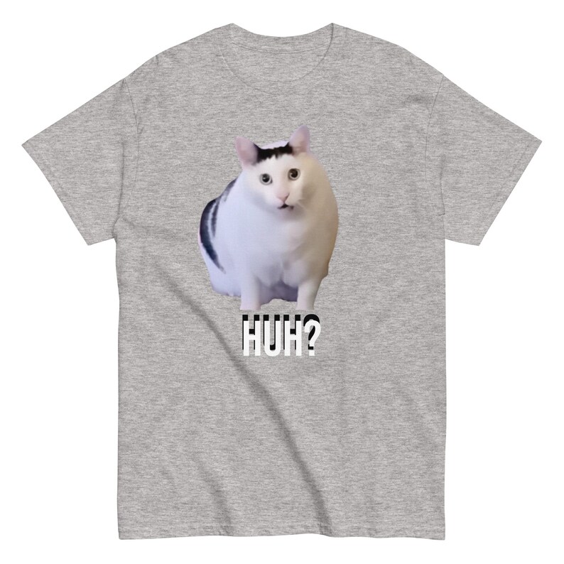 Huh Cat Meme T-shirt - Etsy