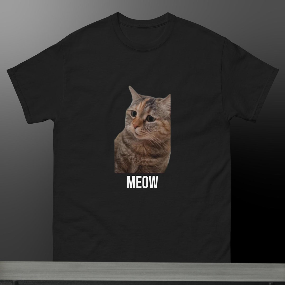 Cat Meme T-shirt Talking Cat - Etsy