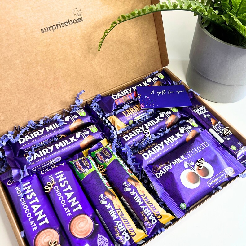 Chocolate Selection Box Chocolate Gift Hamper for Her Personalised ...