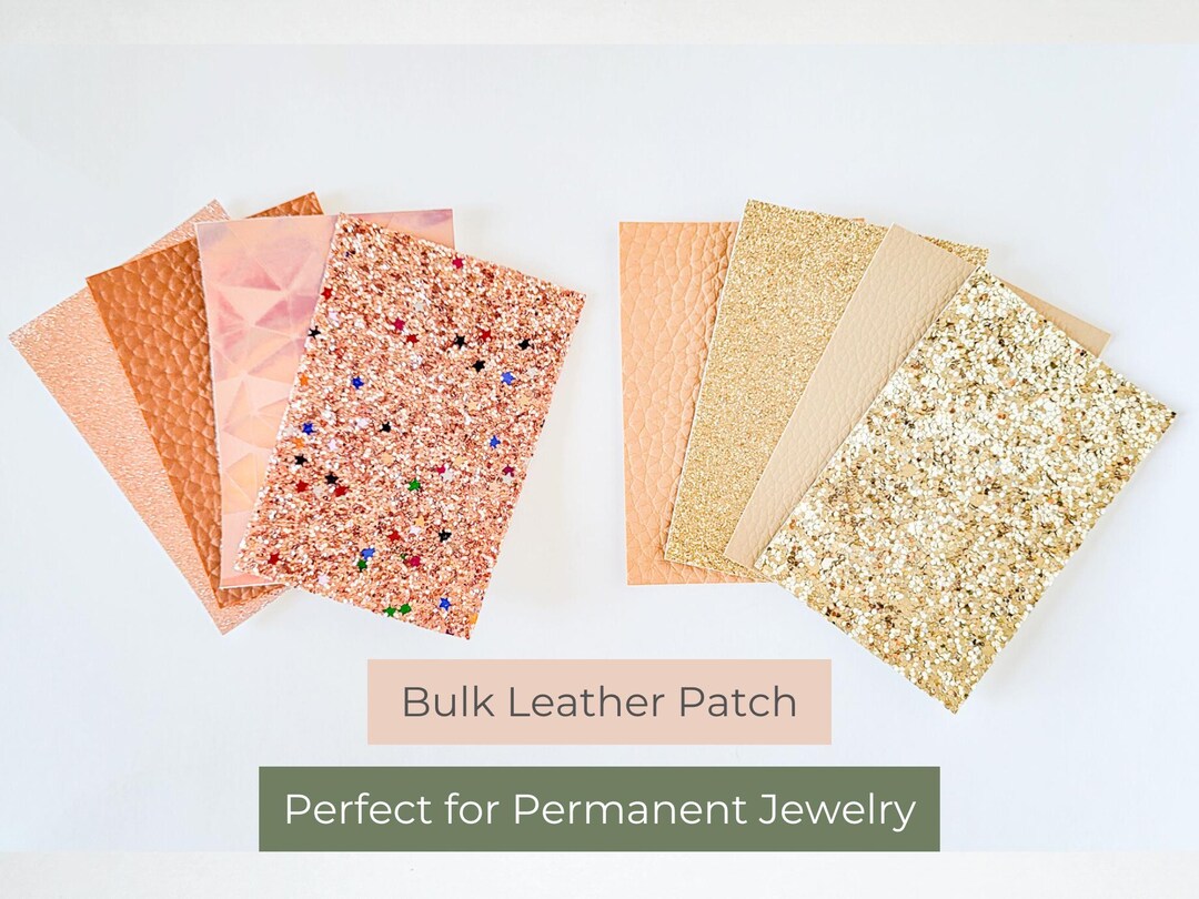 Bulk Leather Patch | Permanent Jewelry Protection | Permanent Jewelry ...