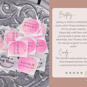 Permanent Jewelry Sticker, Permanent Jewelry Marketing, Pop-up, PJ ...