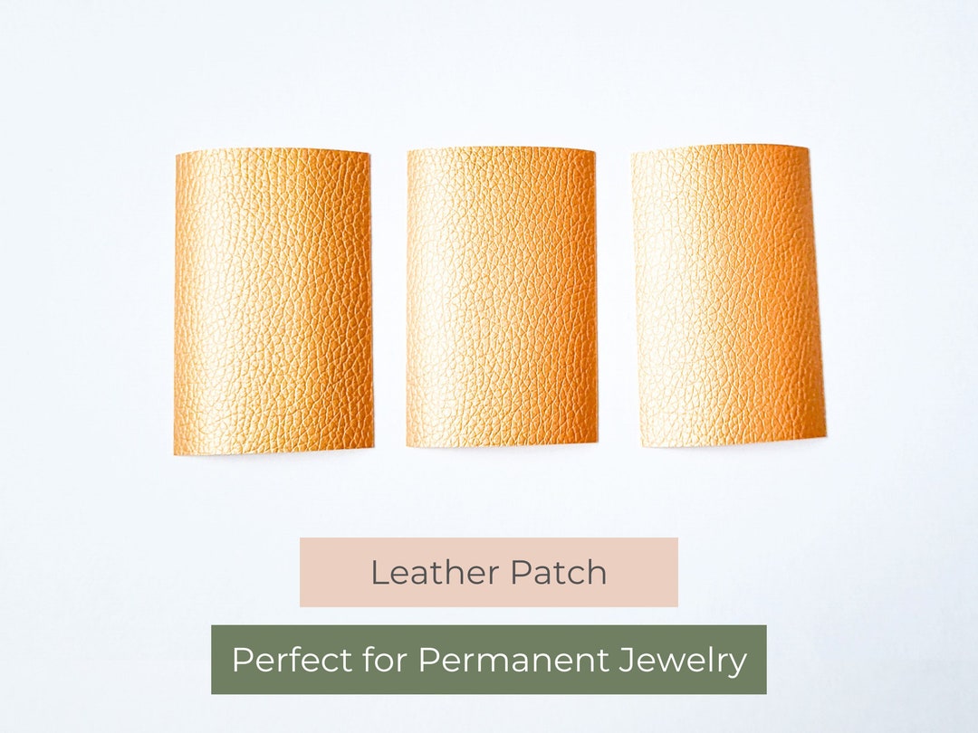 Leather Patch | Permanent Jewelry Protection | Bulk Permanent Jewelry ...