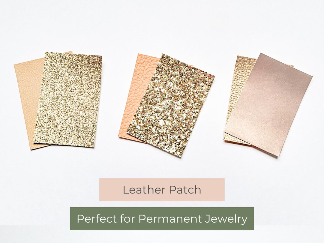 Leather Patch | Permanent Jewelry Protection | Bulk Permanent Jewelry ...