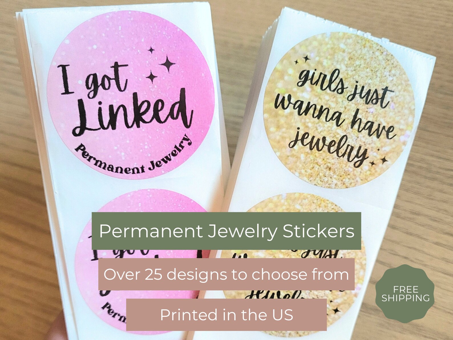 Permanent Jewelry Sticker, Permanent Jewelry Marketing, Pop-up, PJ ...
