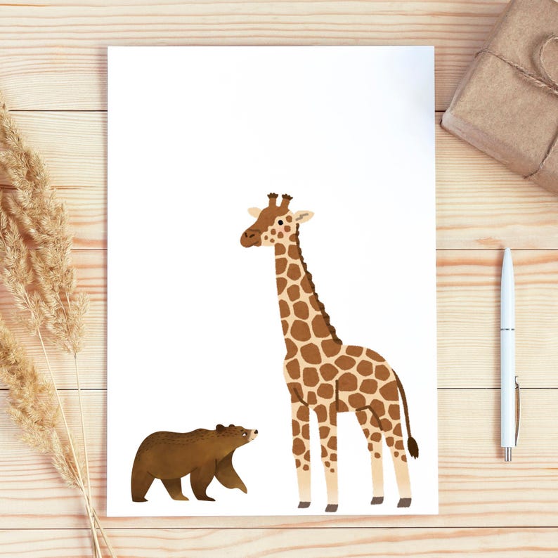 Cute Forest Animals SVG Bundle, Safari SVG, Safari Svg, Woodland ...