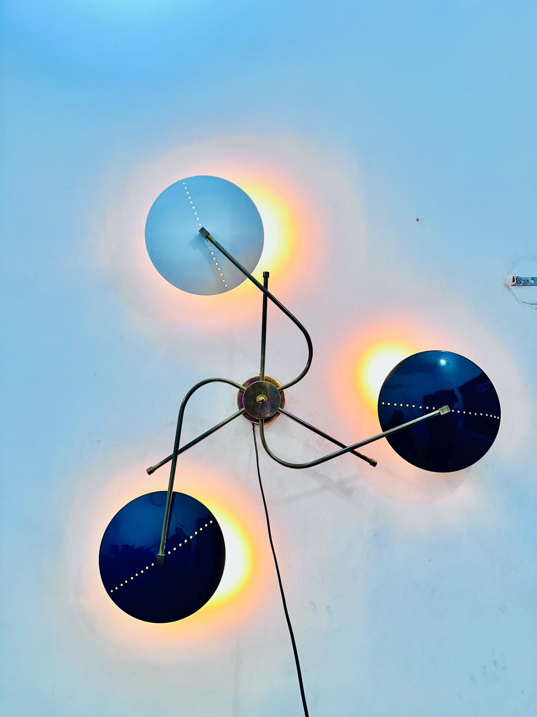 Customized Spider Wall Scones Designer Brass Wall Fixture Mid Century ...