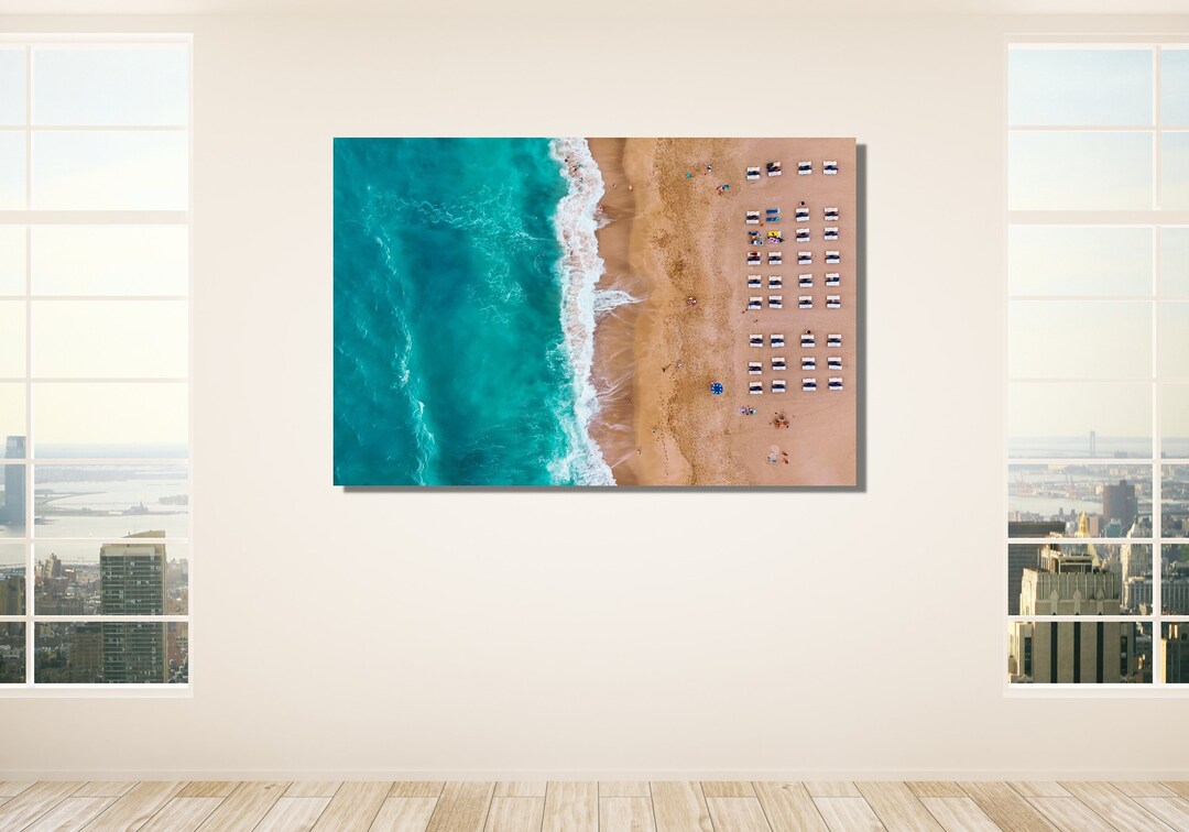 Beach Landscape Wall Art, Sea Landscape Ocean Wall Decor Poster, Sea ...