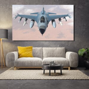 Military Fighter Jet Canvas Wall Art,fighter Jet Decor,aviation Picture ...