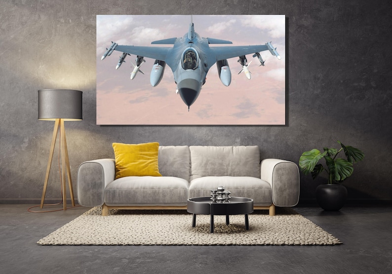 Military Fighter Jet Canvas Wall Art,fighter Jet Decor,aviation Picture ...