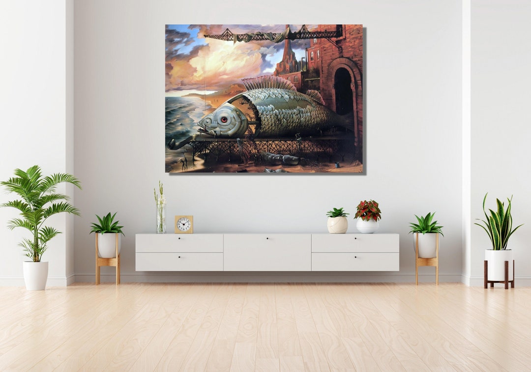 Vladimir Kush Canvas Poster, Vladimir Kush Modern Wall Art, Vladimir ...
