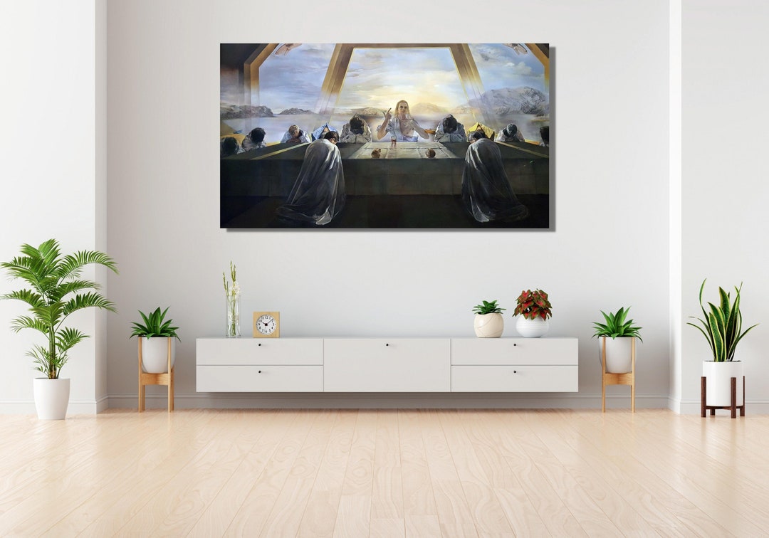 Salvador Dali Last Supper Canvas, Salvador Dali Last Supper Surreal ...