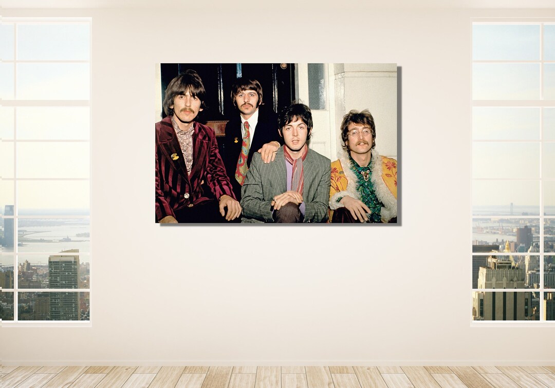 The Beatles Canvas Wall Art Print, the Beatles Canvas Poster Recording ...