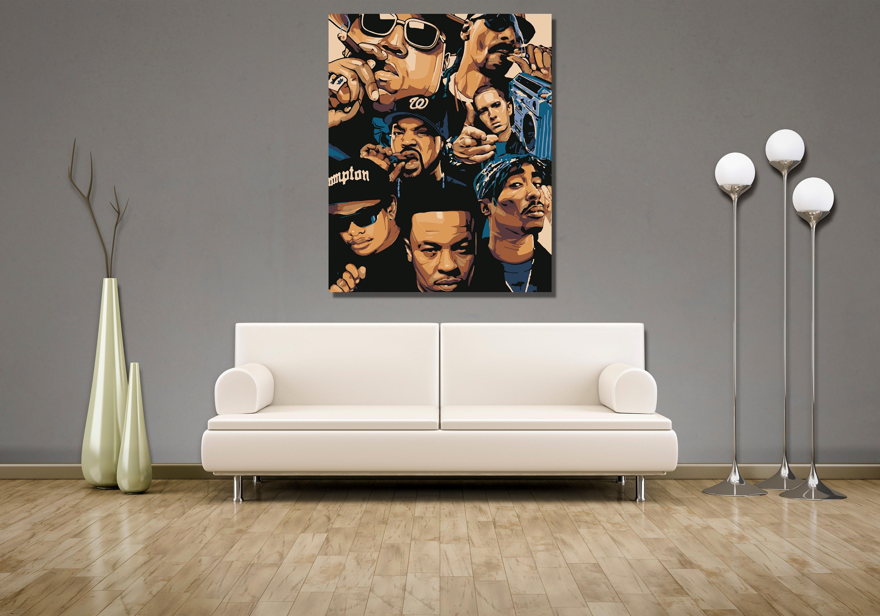 Best Rappers of the History Canvas Wall Art, Hip-hop Canvas Poster ...