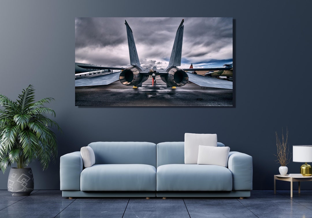 F 16 Engine Canvas Wall Art War Plane Canvas Aircraft - Etsy
