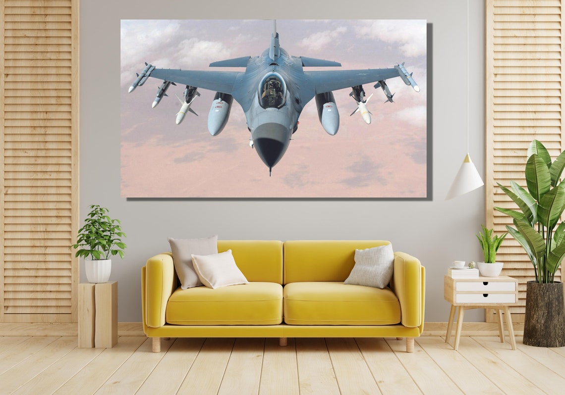 Military Fighter Jet Canvas Wall Art,fighter Jet Decor,aviation Picture ...