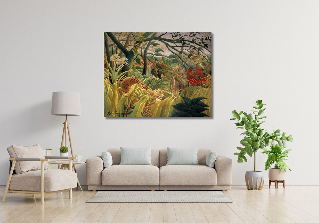 Henri Rousseau Poster-henri Rousseau Artworking Wall Art Print on ...