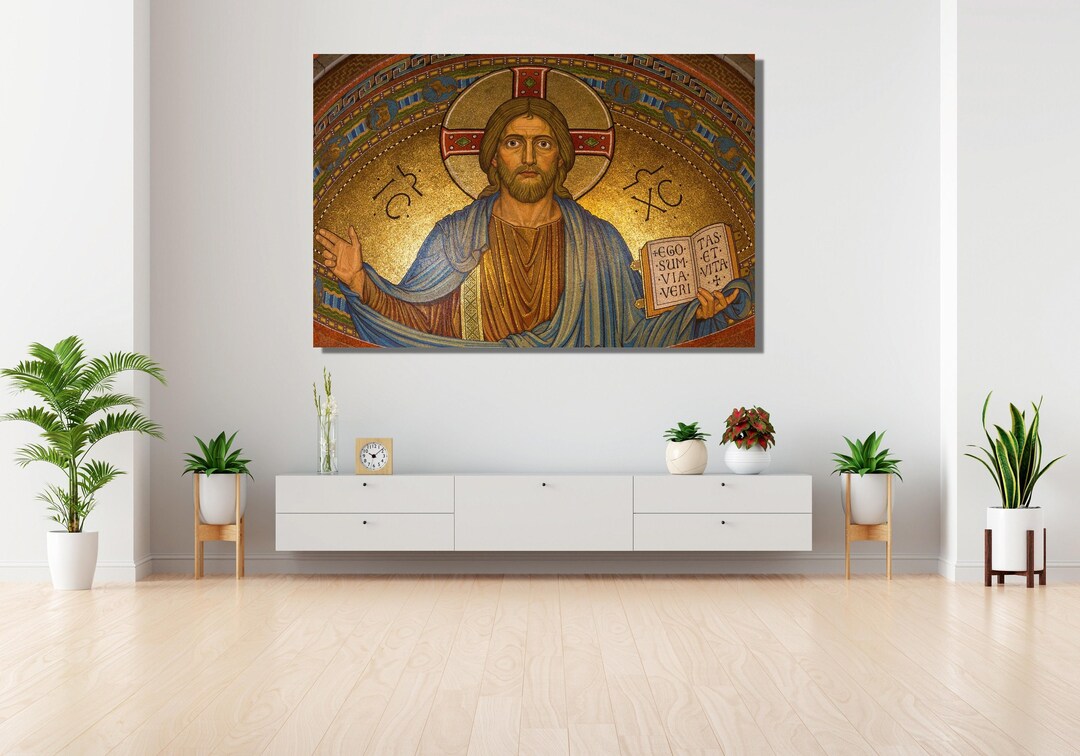 Jesus Christ Canvas Wall Art Jesus Poster Print- Love of Jesus Christ ...