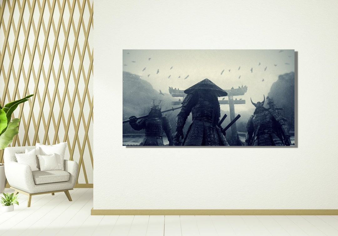 Samurai Warriors Home Decor, Samurai Warriors Canvas Home and Office ...