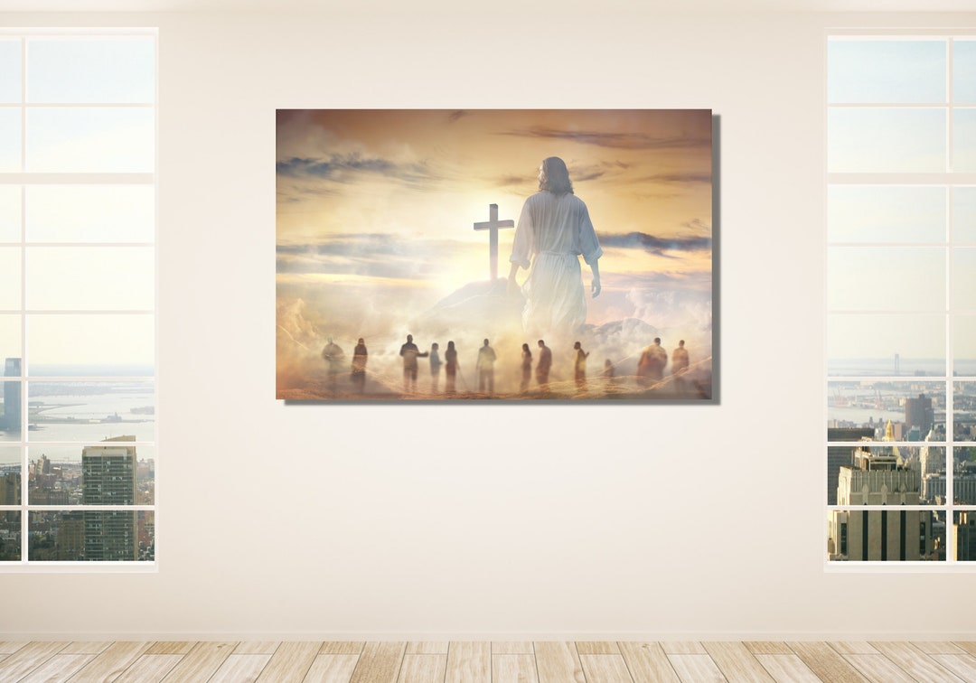 Lord Jesus Christ Canvas Poster Print Art, Jesus Christ Canvas Wall Art ...