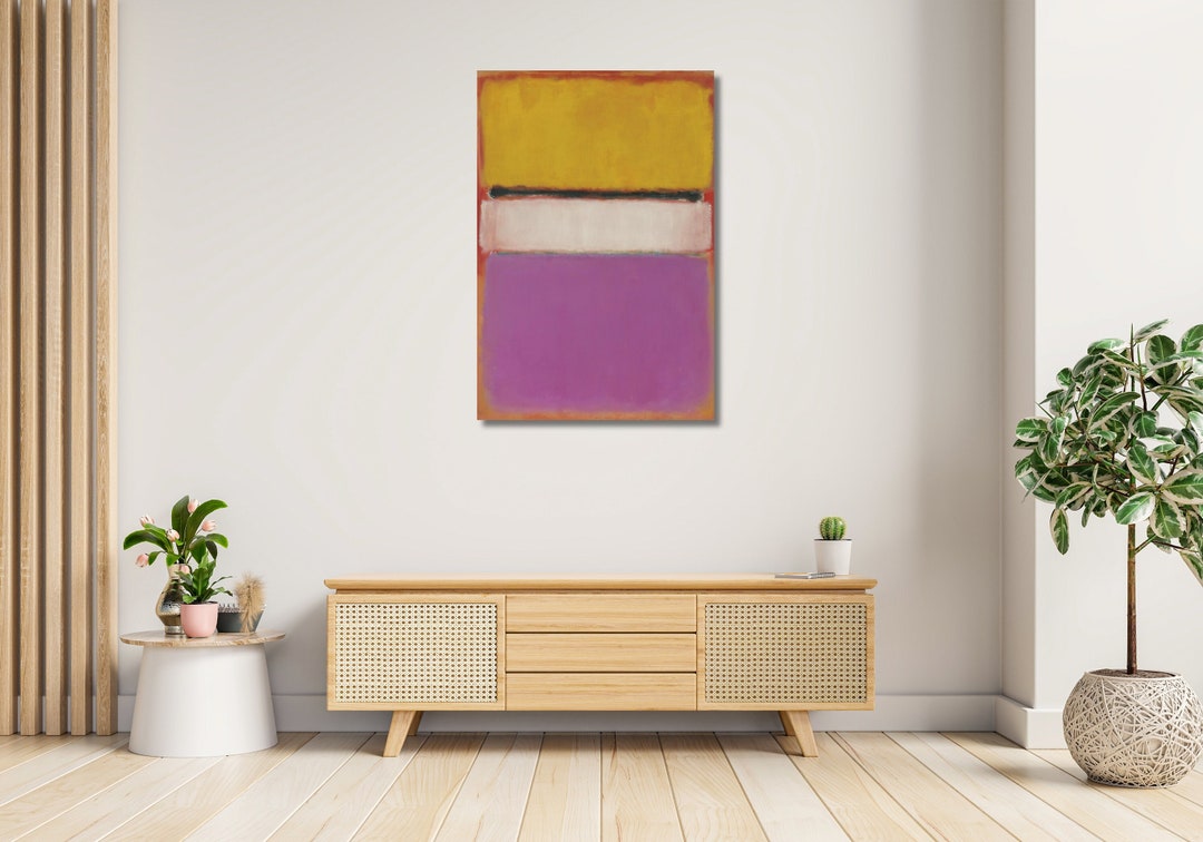 Set of 2 Mark Rothko Canvas Wall Art,abstract Art, Mark Rothko Painting ...