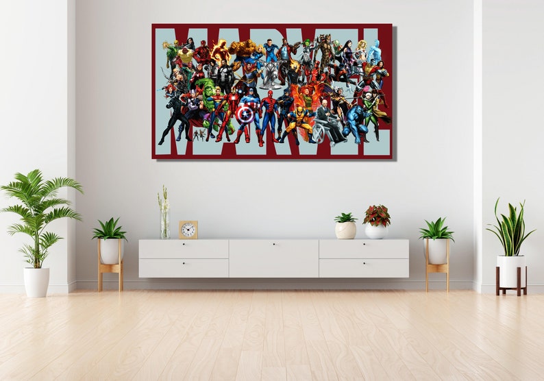 Marvel Avengers Canvas Wall Art, Avengers Canvas Wall Art, Avengers ...