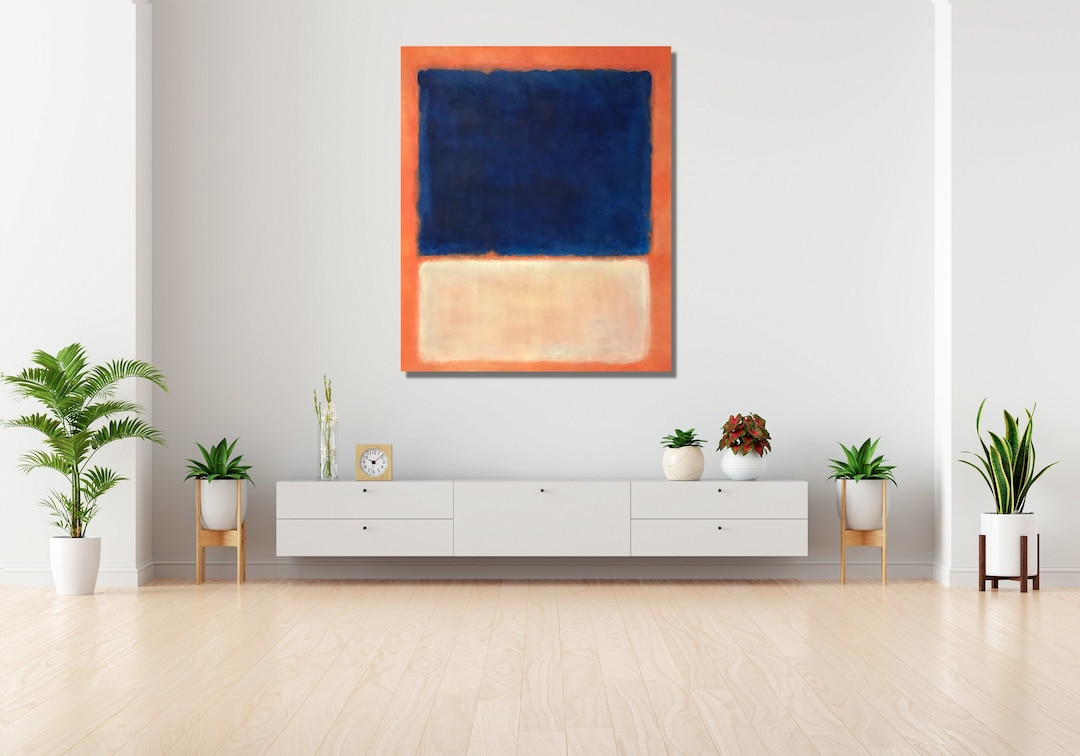 Mark Rothko Modern Painting Exhibition Canvas Wall Art, Mark Rothko ...