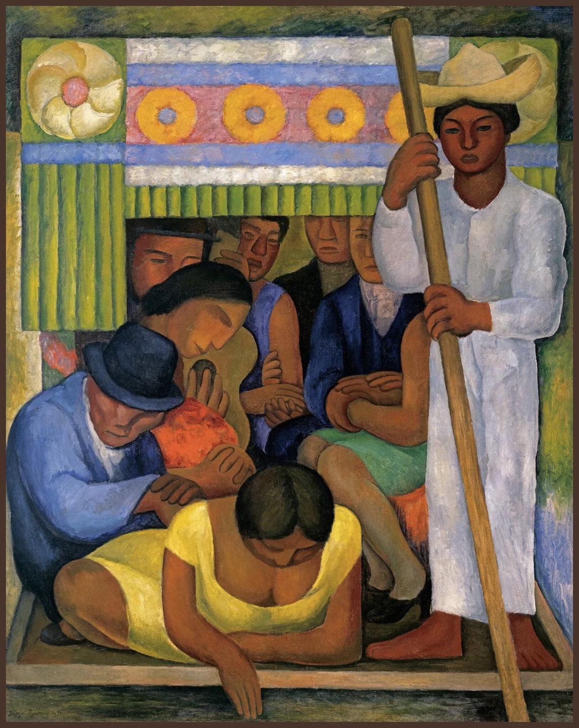 Diego Rivera Flower Carrier Canvas Wall Art Diego Rivera - Etsy