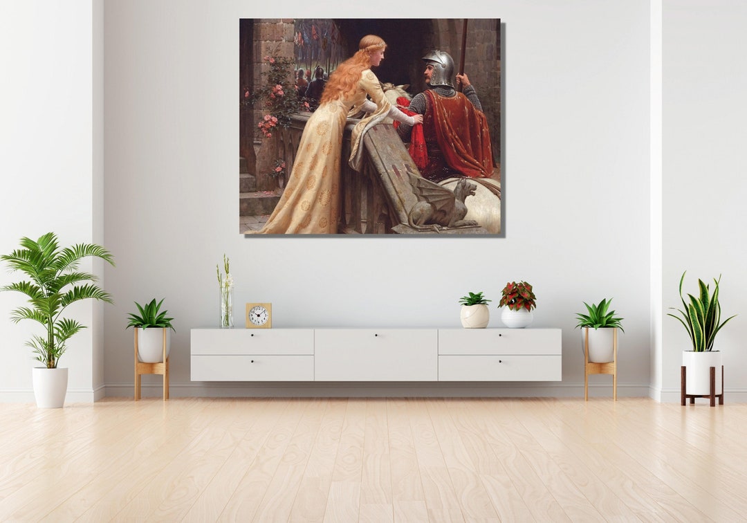 Edmund Blair Leighton Canvas Wall Art Print, Famous Edmund Blair ...