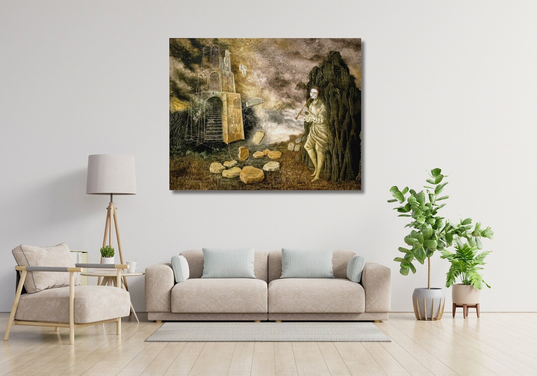 Varo Flautist Canvas, Cats Paradise by Remedios Varo Fine Print ...