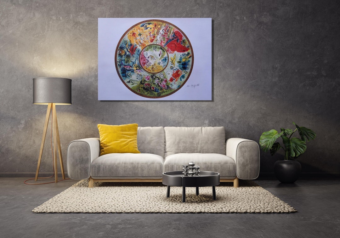 Marc Chagall Ceiling of Paris Opera House Ready to Hang Canvas,marc ...