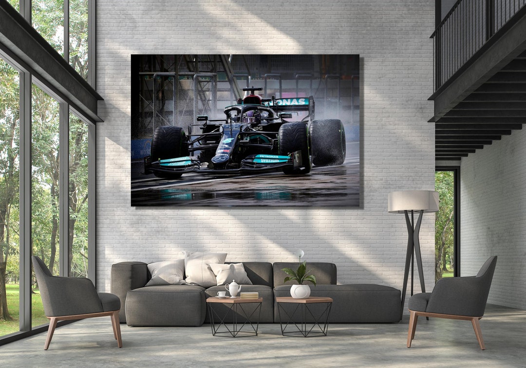 Lewis Hamilton Canvas Wall Art Home Decor Art, Lewis Hamilton Print Art ...