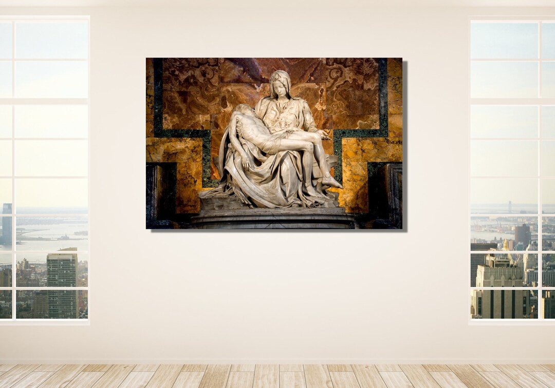 Michelangelo Pieta Artworks Modern Canvas Poster Wall Art Print Art ...