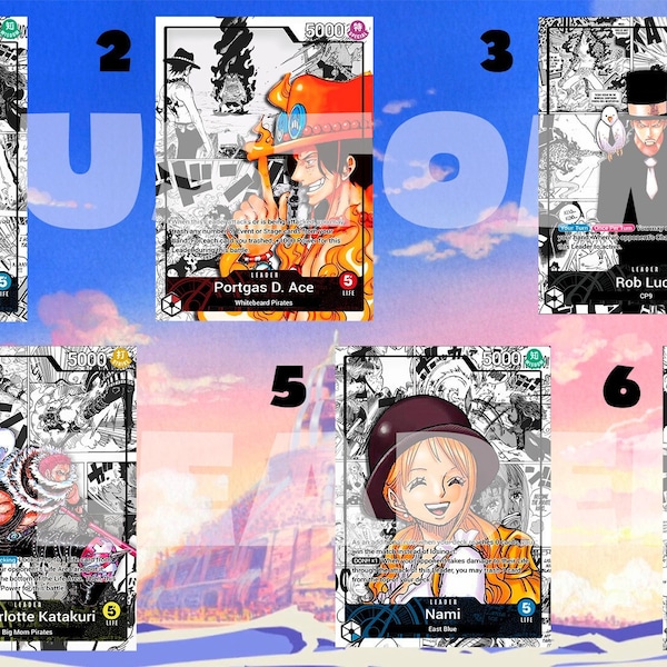 One Piece Tcg Leader Custom - Etsy