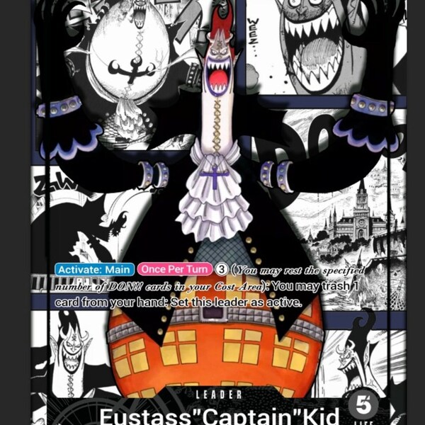 One Piece Custom Leader Cards - Etsy