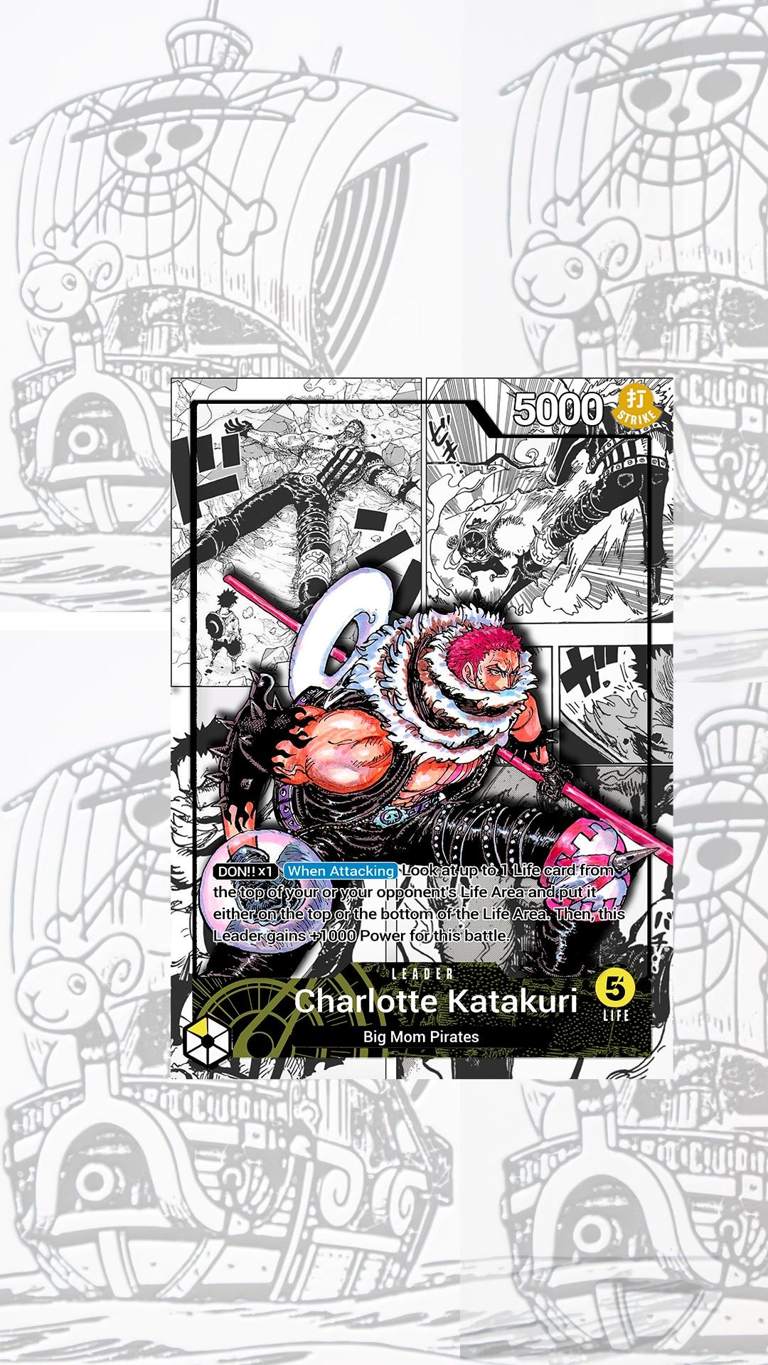OP03 Yellow Katakuri Custom Leader One Piece TCG - Etsy