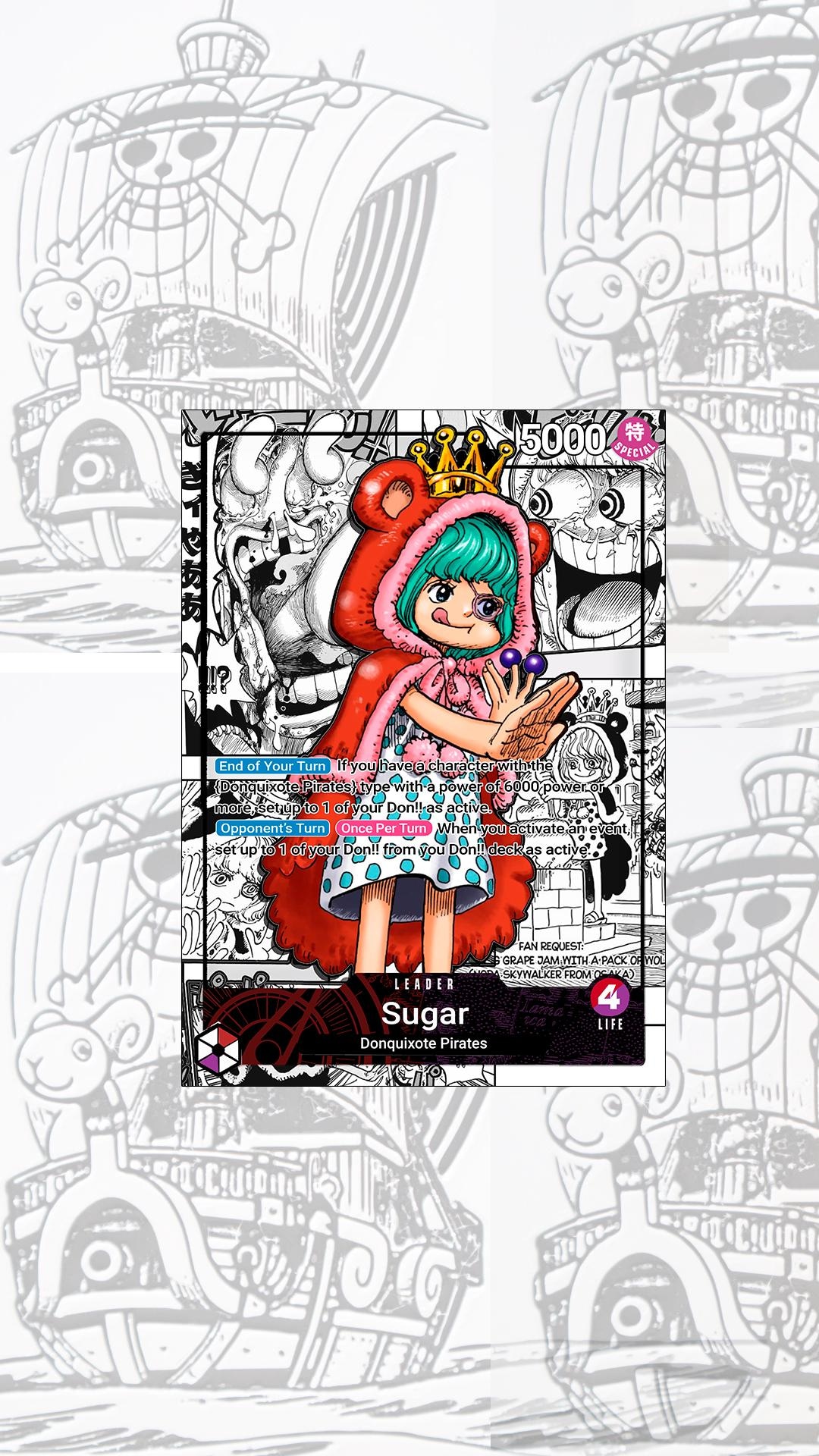 OP10 Sugar Custom Leader One Piece TCG - Etsy
