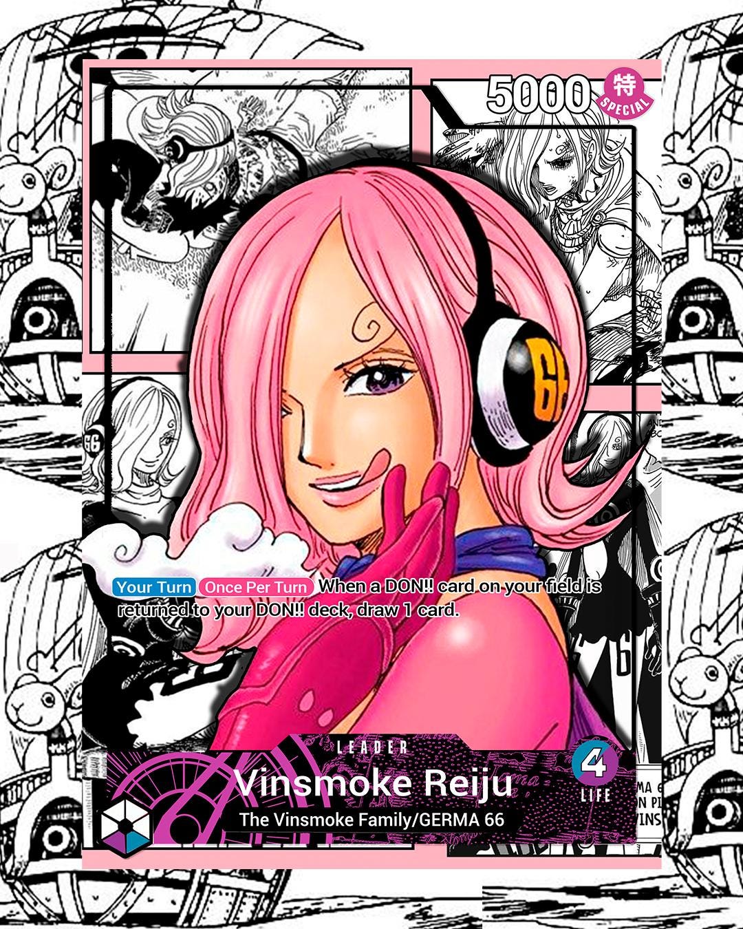 OP06 Reiju Custom Leader One Piece TCG - Etsy
