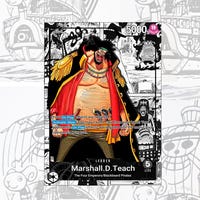 Blackbeard - One Piece TCG Custom Alt Art Leader *foil* & *emboss* - Etsy
