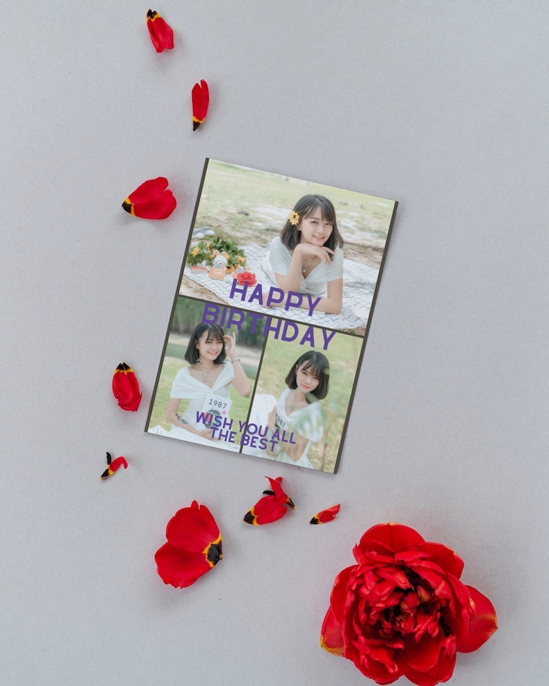 Beloved Photo Birthday Card Digital Birthday Card - Etsy