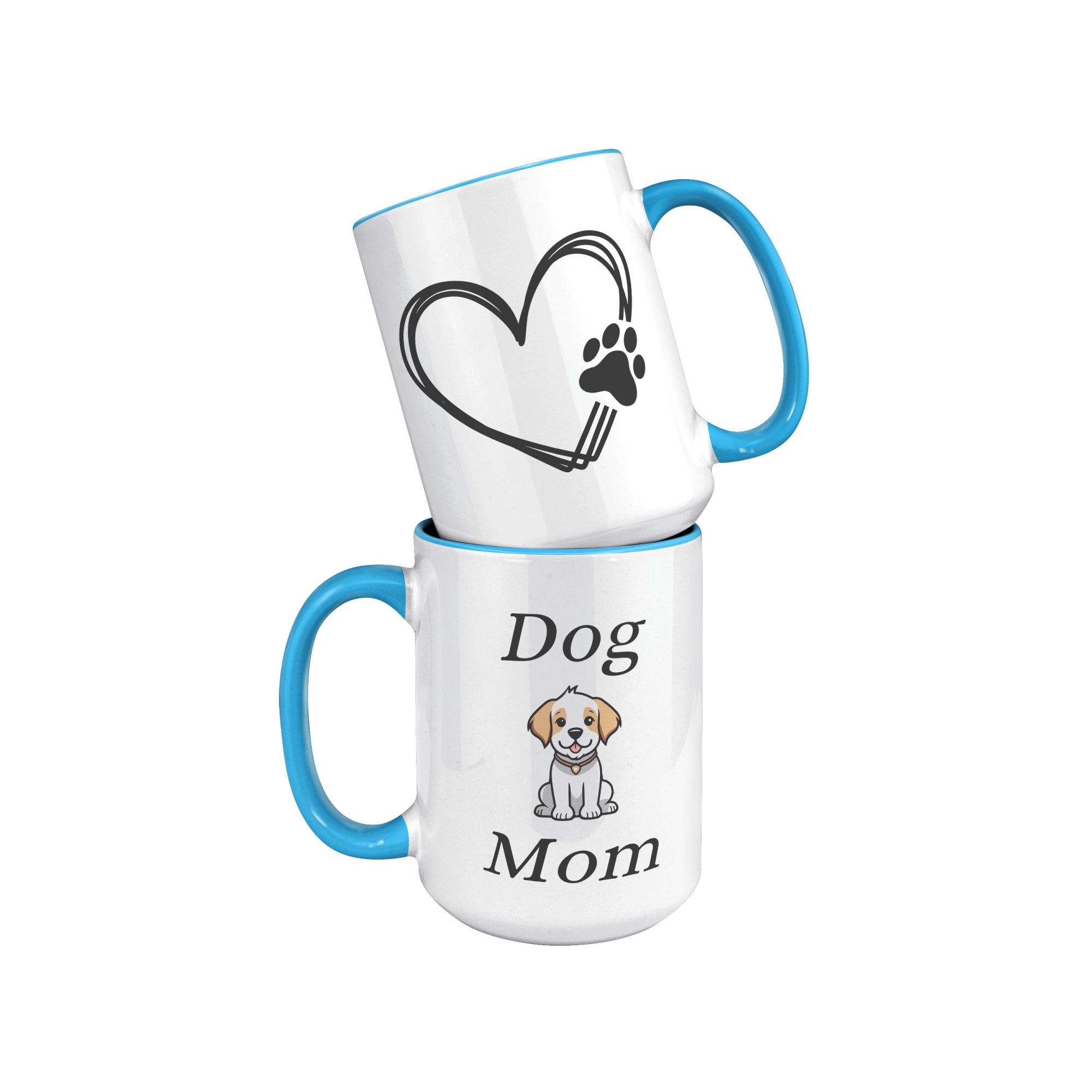 Dog Mom Mug, Mom Dog Mug, Mom Mugs, Animal Mugs - Etsy