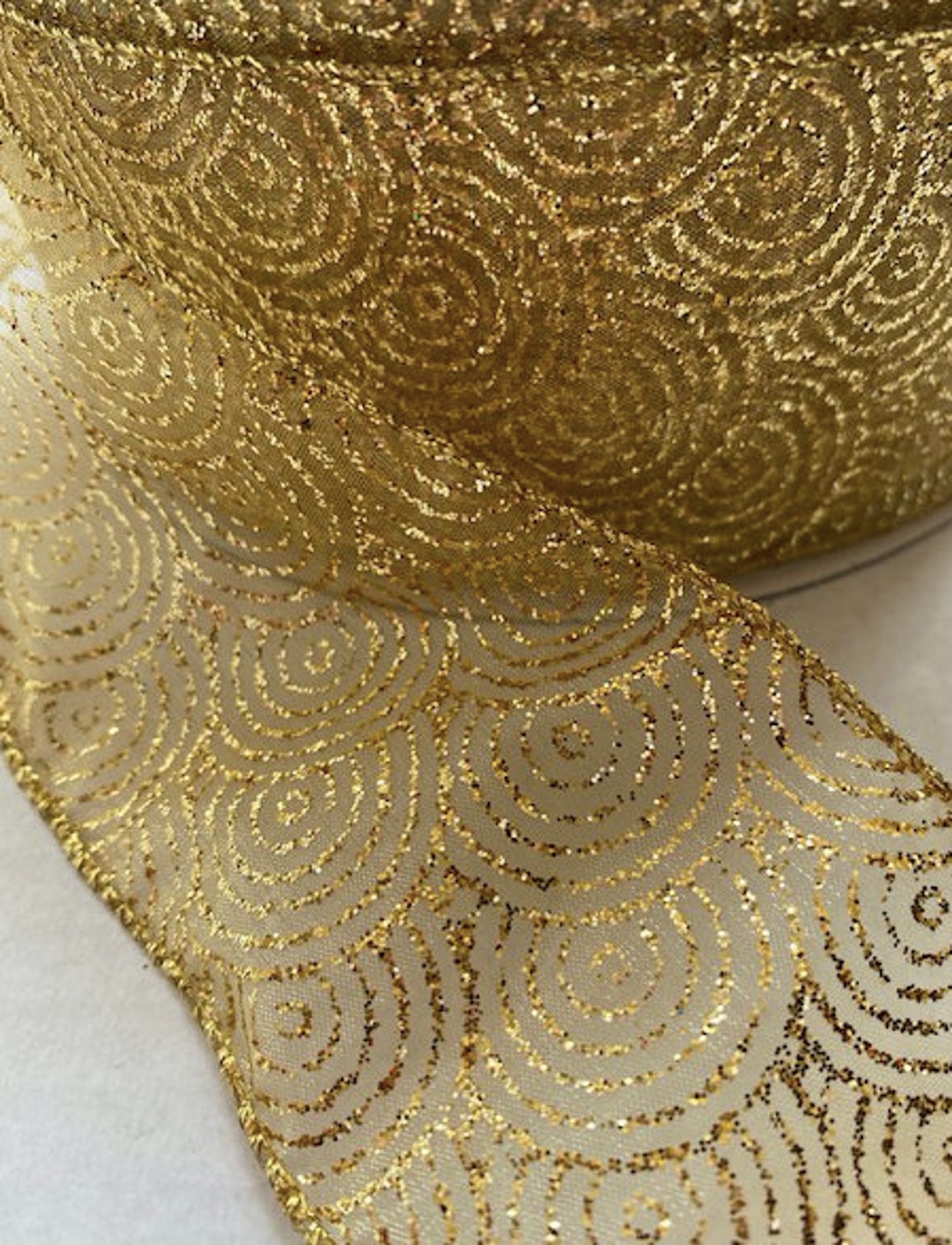 Gold Luxury Ribbon - Etsy