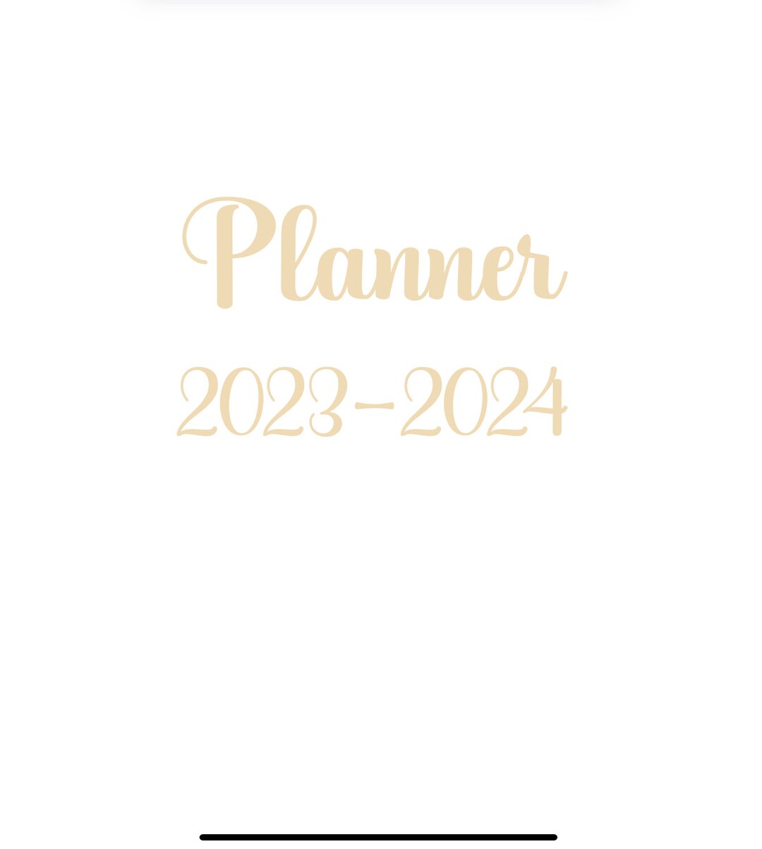 Yearly Planner 2023-2024 - Etsy