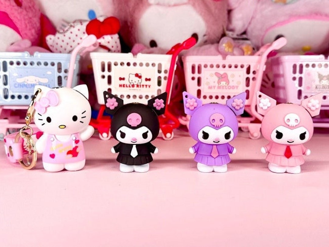 Handmade Sanrio Kuromi Chain Lighter Gas Open Flame Net Red - Etsy