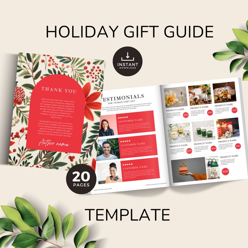 Gift Guide Template - 60+ Gift Ideas for 2025