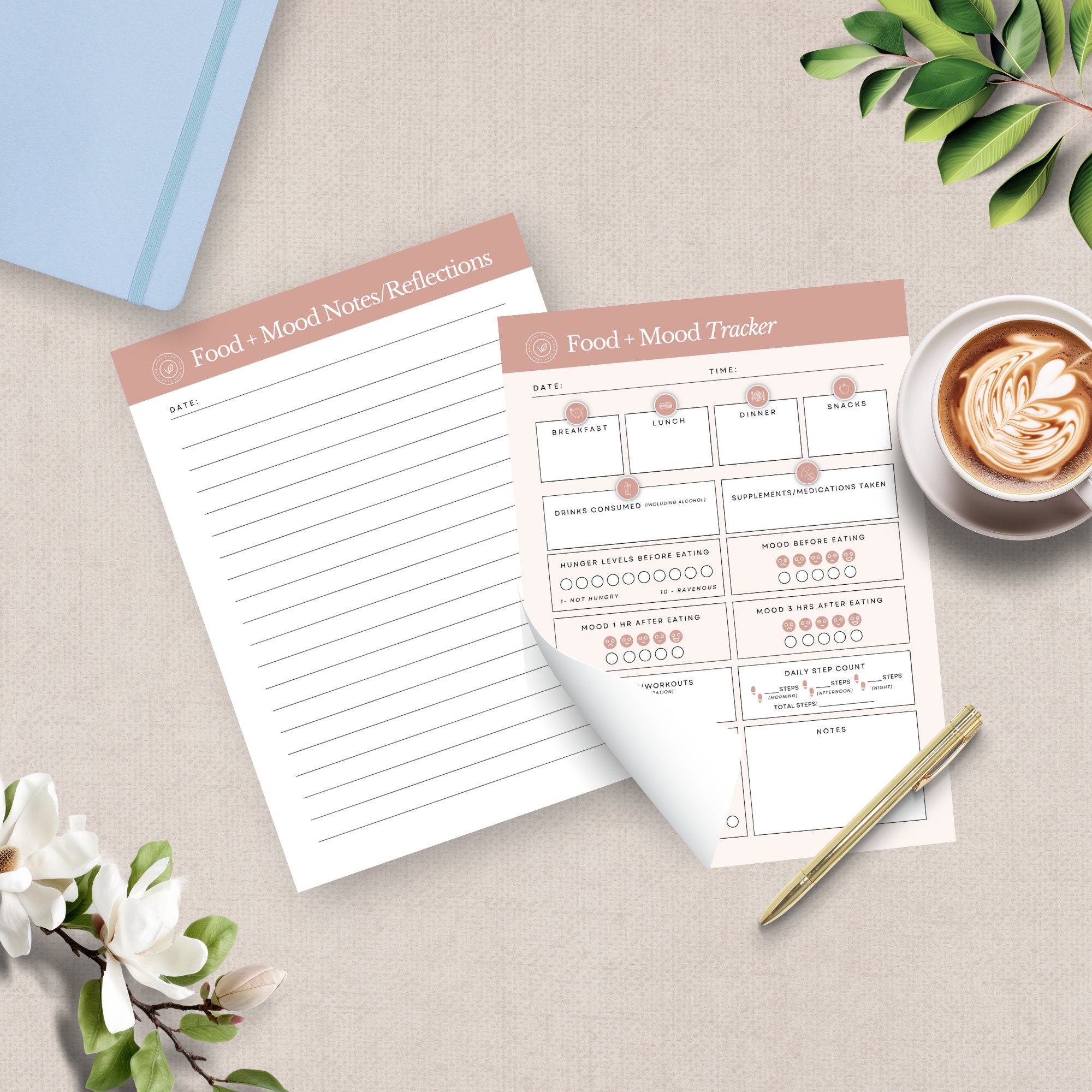 Food and Symptom Tracker, Mood Tracker Printable, Food Sensitivity ...