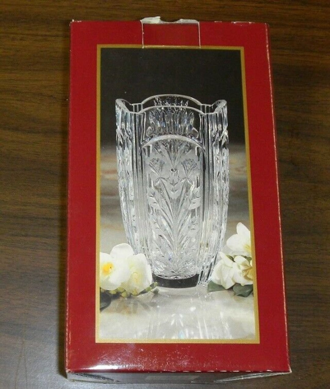 Darlington Crystal Glass 8" Flower Vase -crystal Clear Signatures ...