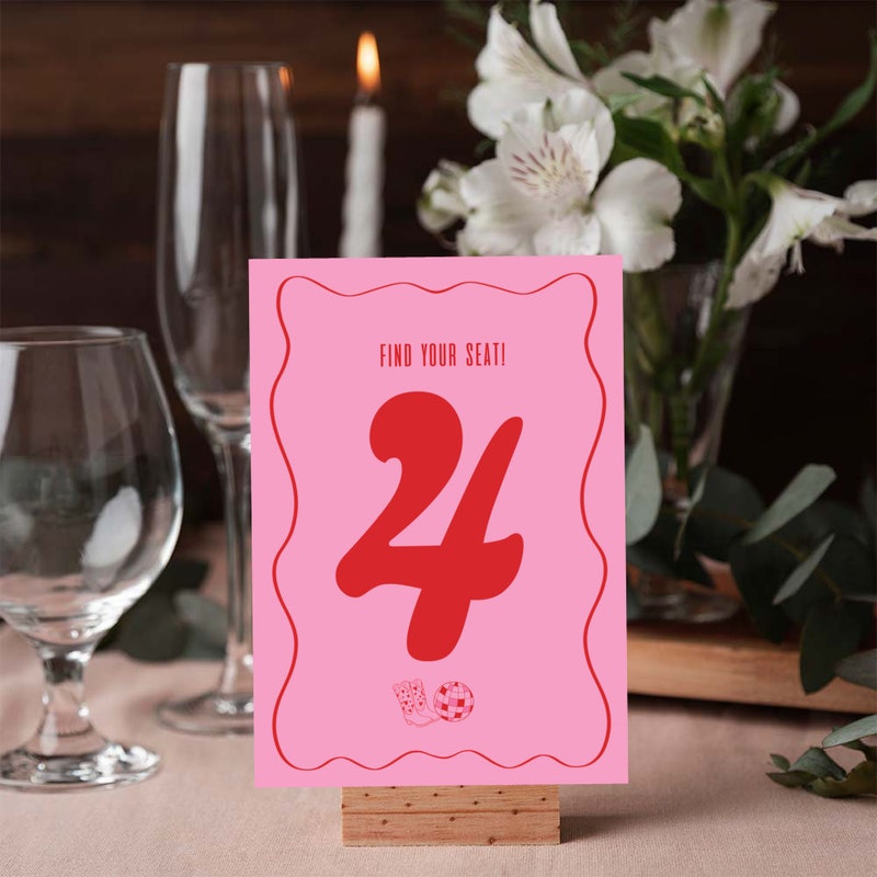Western Table Number - Etsy