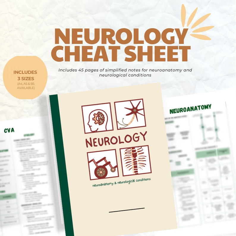 Neuro Cheat Sheet Study Notes Guide Neuroanatomy Neurology Stroke CVA ... Neuro Cheat Sheet Study Notes Guide Neuroanatomy Neurology Stroke CVA ...